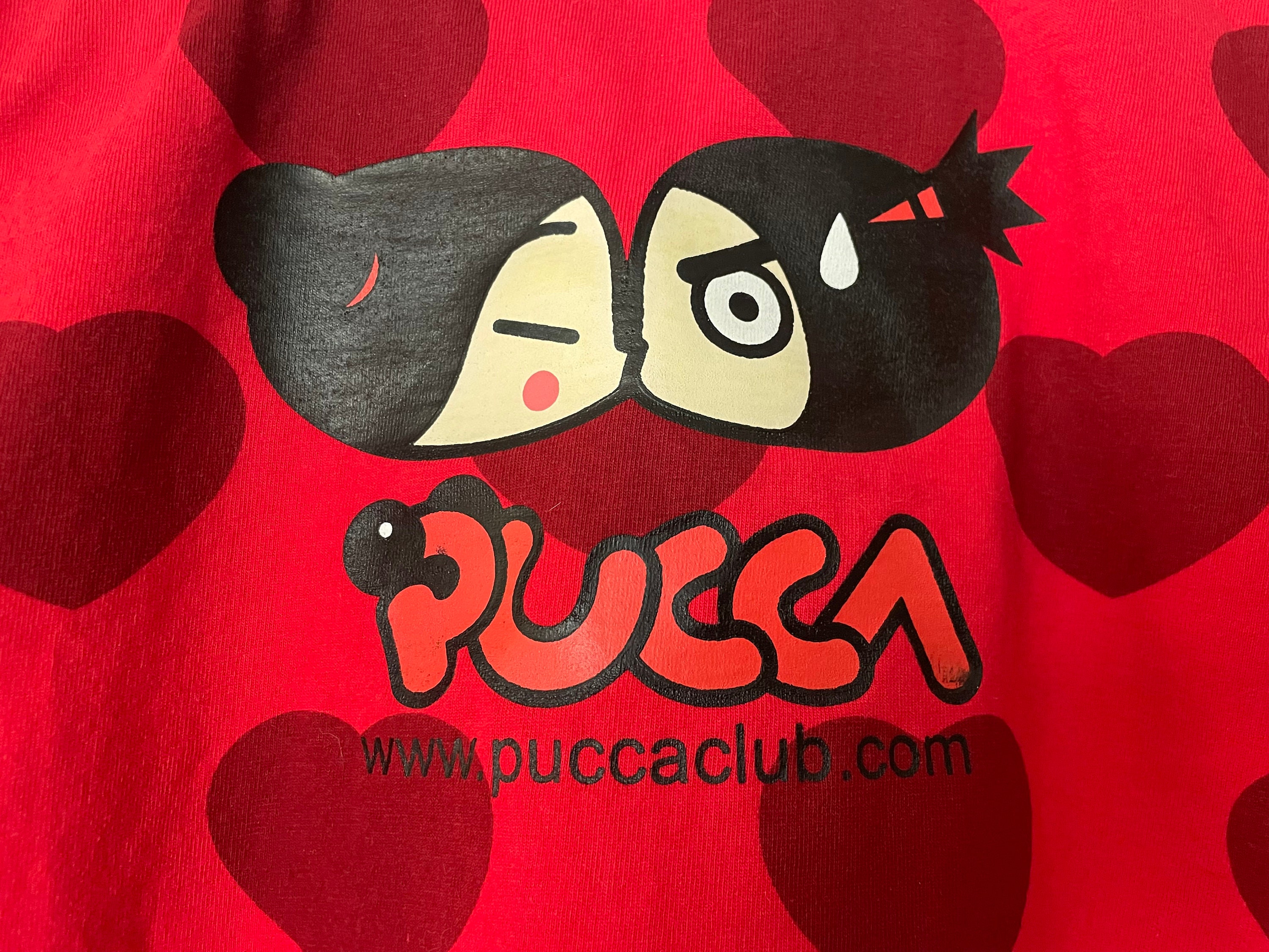 Rare Vintage Pucca Funny Love Story T-shirt With Pocket on the Front ...