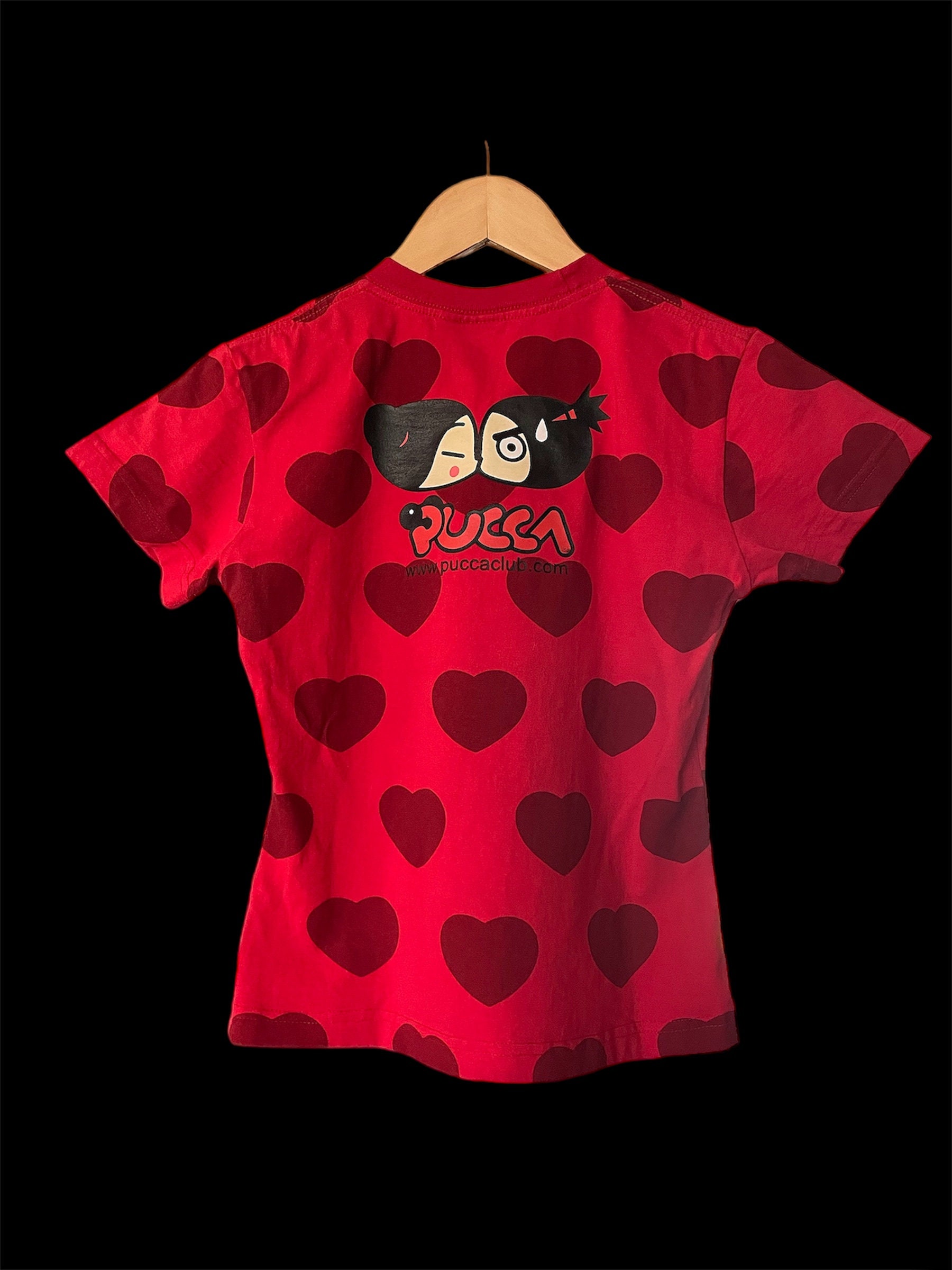 Rare Vintage Pucca Funny Love Story T-shirt With Pocket on the Front ...