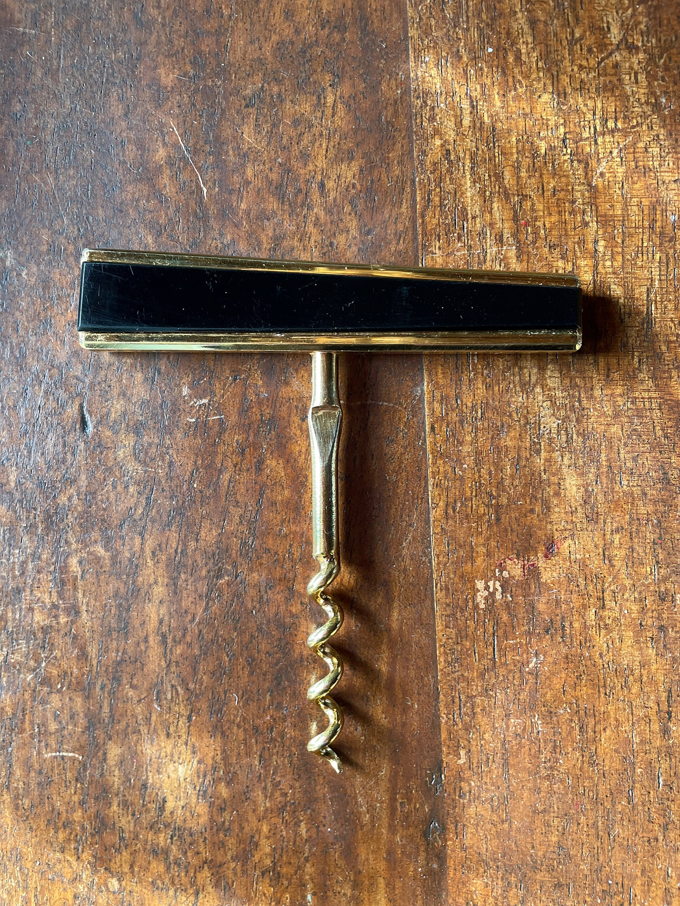 Set of Black Gold Art Deco Corkscrew Bottle Openers, Black and Gold ...