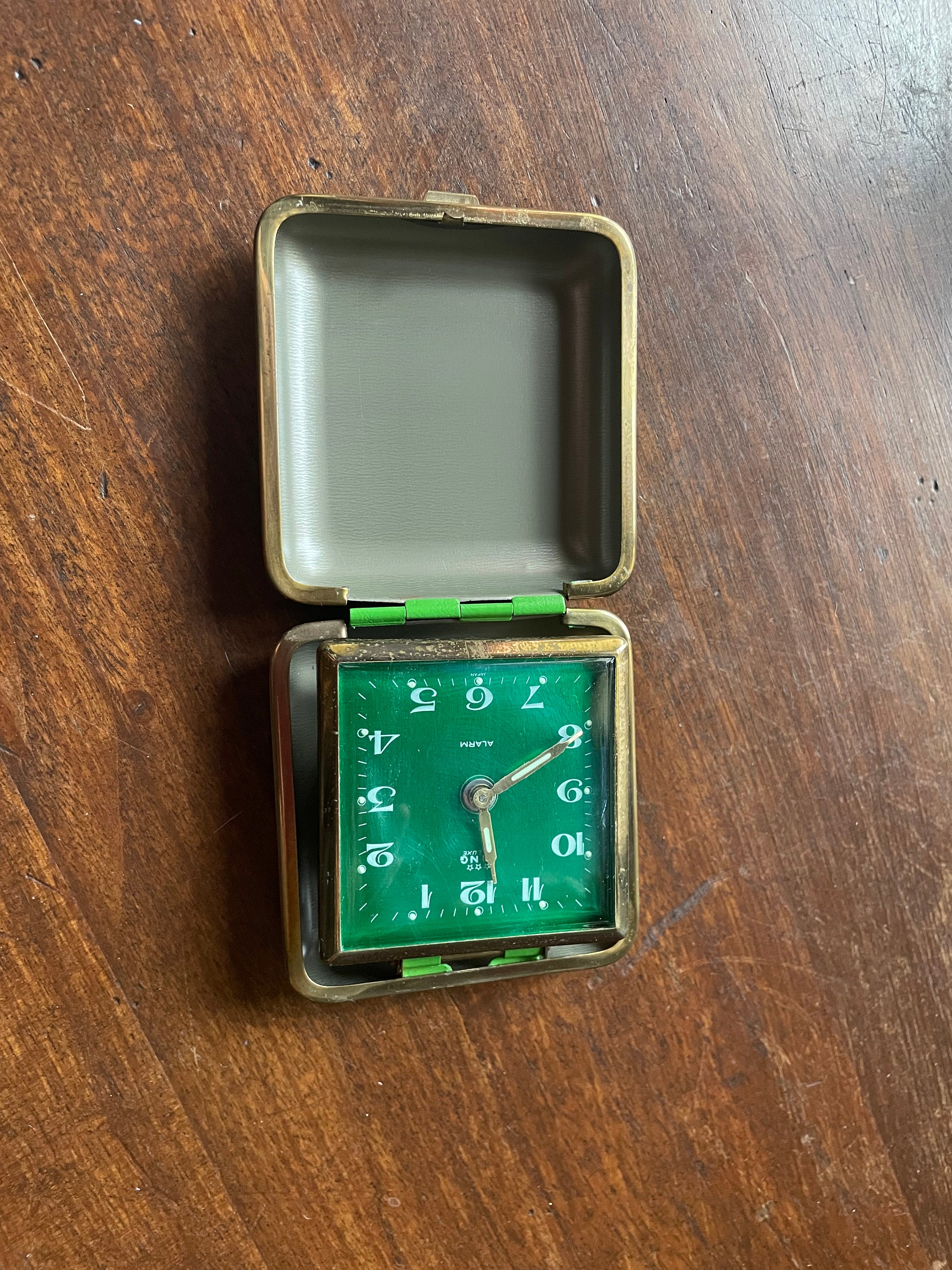 KING De Luxe Vintage Alarm Clock Made in Japan Travel Alarm Clock ...