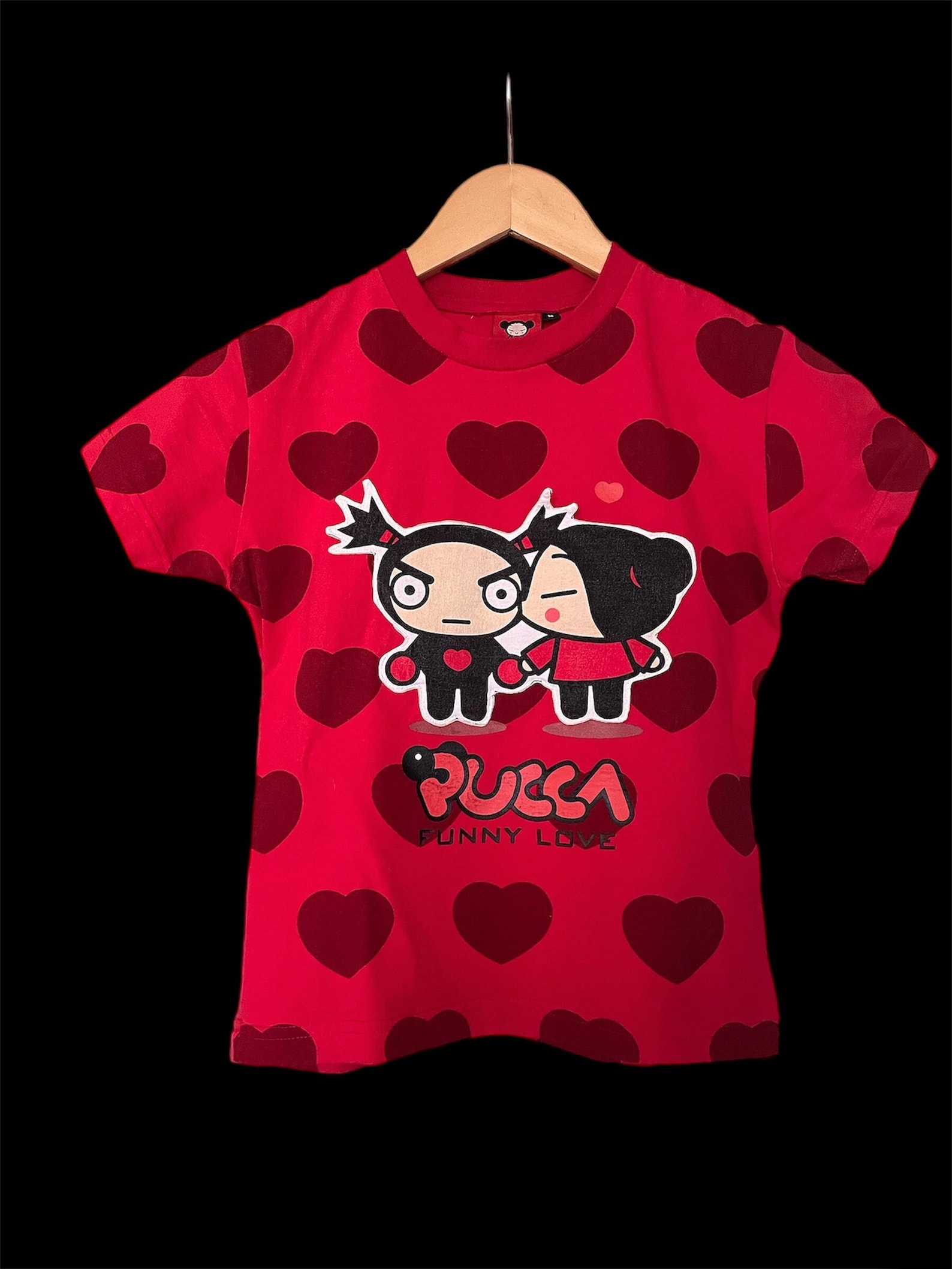 Rare Vintage Pucca Funny Love Story T-shirt With Pocket on the Front ...