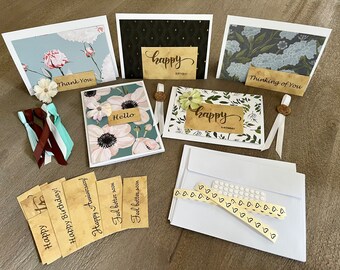 Card Making Set - Etsy