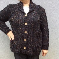 Ted Bundy Cardigan, Custom Order Boyfriend Cardigan, Cable Knitted ...