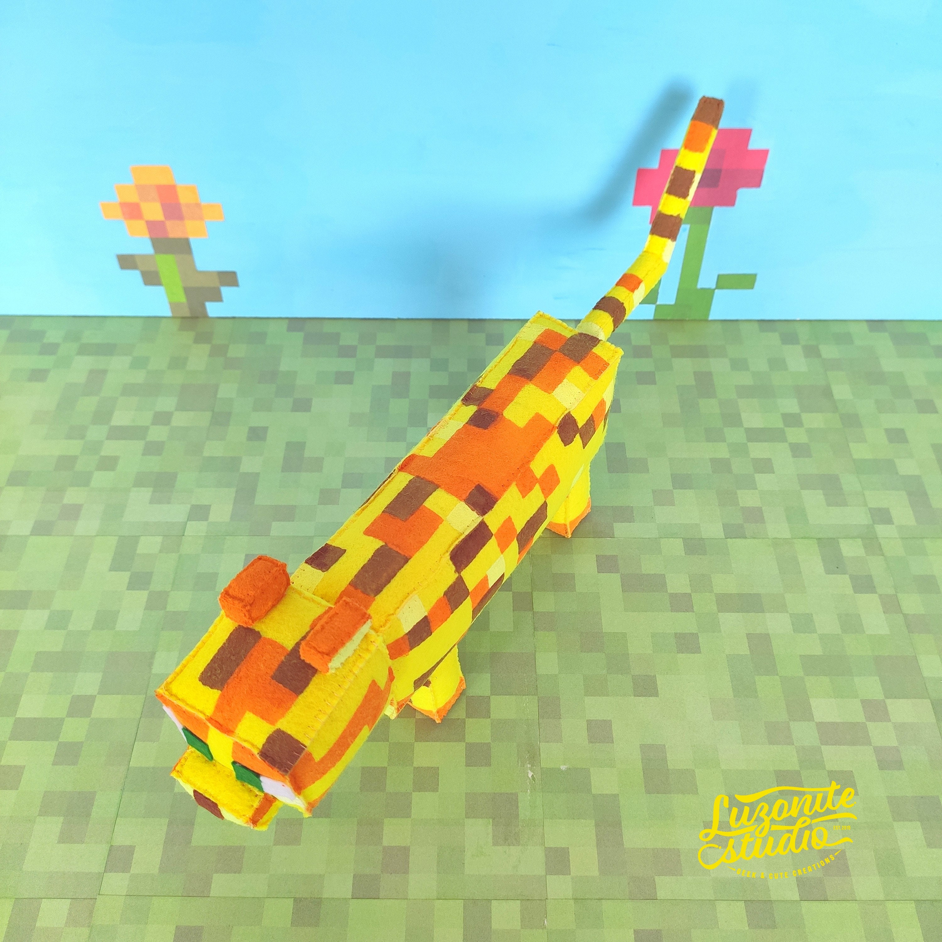 Minecraft Ocelot Head