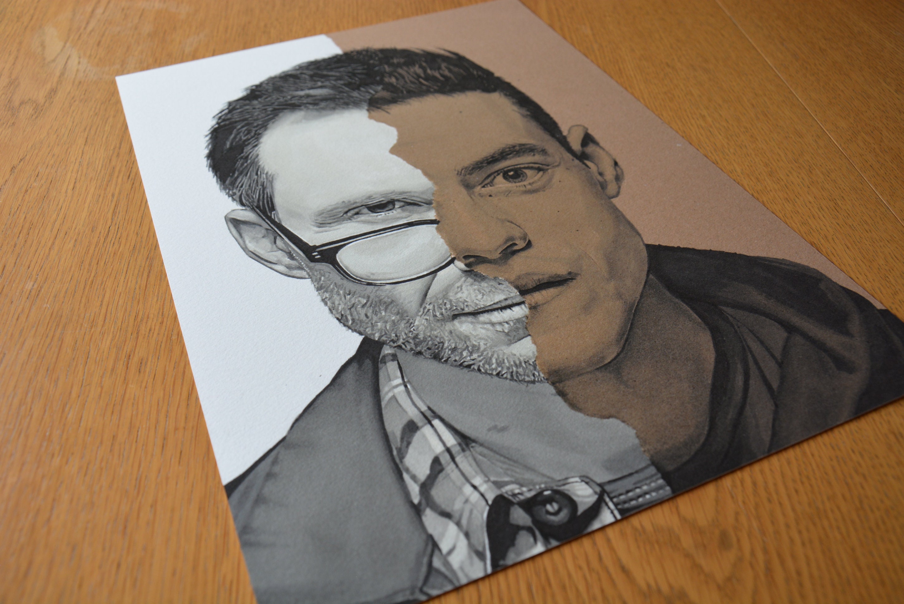 Mr. Robot Portrait Drawing Signed Giclée Art Print Rami - Etsy