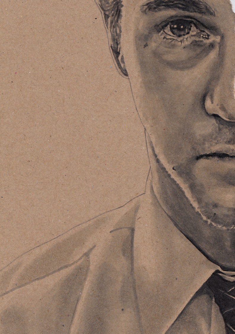 Tyler Durden Portrait Drawing - Signed Fight Club Art Print - Brad Pitt ...