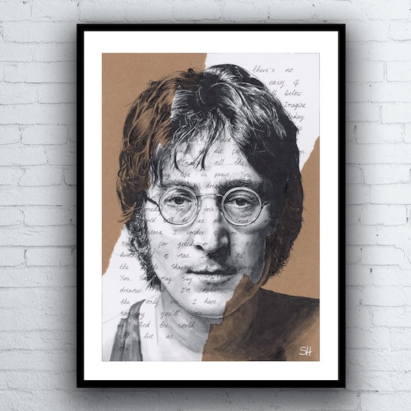 Imagine Lyrics - Etsy