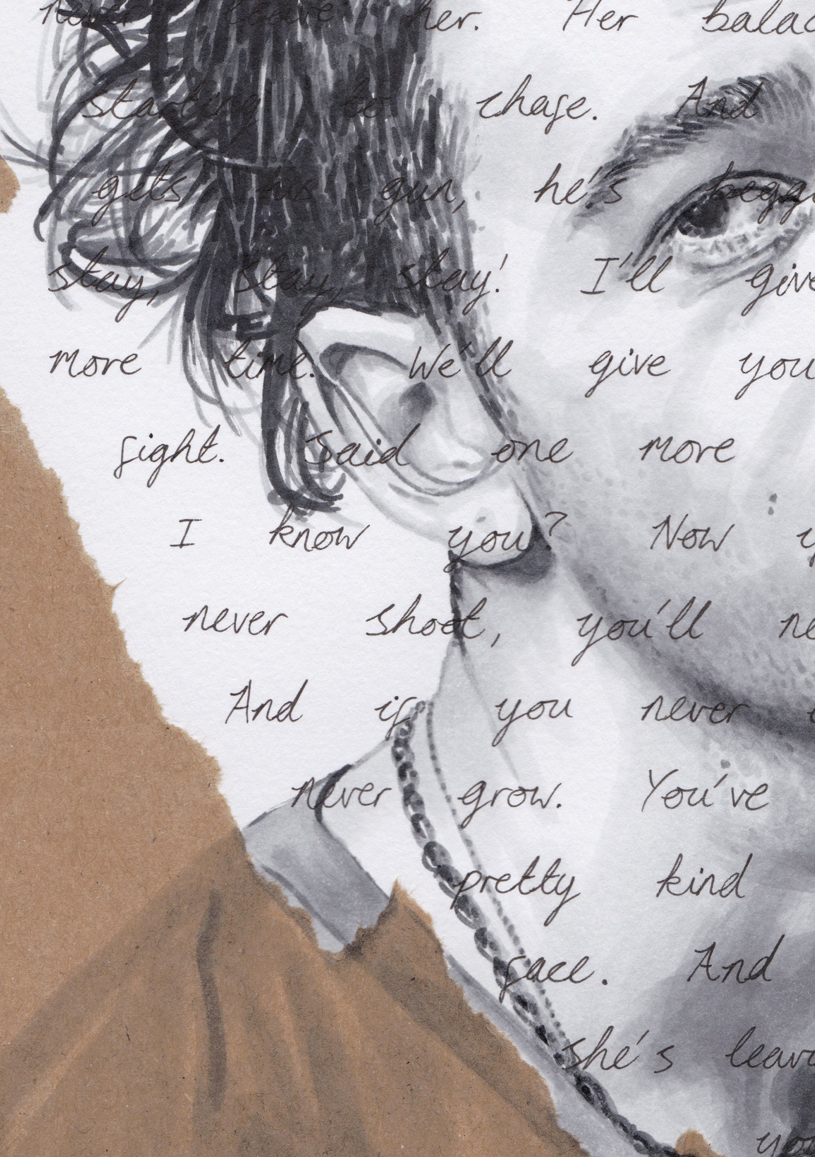 The 1975 Matty Healy Portrait Drawing Giclée Art Print With - Etsy UK