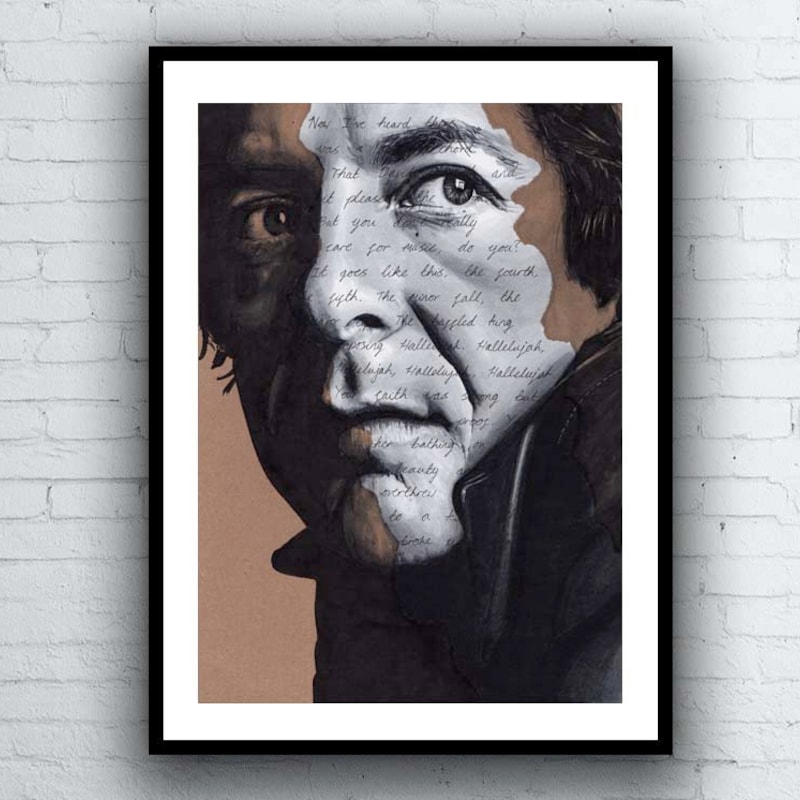 Leonard Cohen Art - Etsy