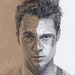 Tyler Durden Portrait Drawing - Signed Fight Club Art Print - Brad Pitt ...