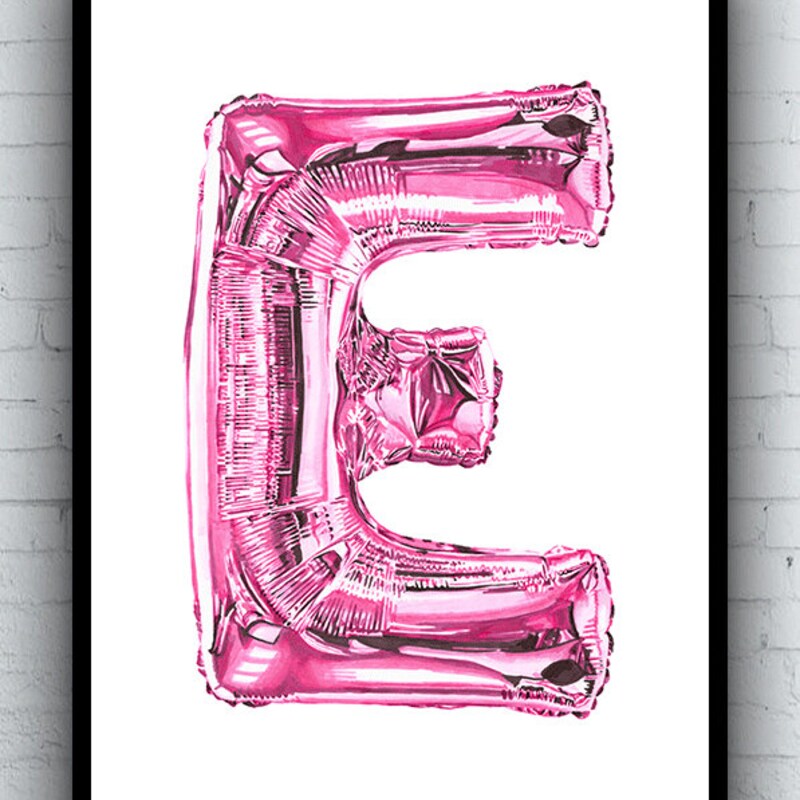 Letter E Wall Art - Etsy
