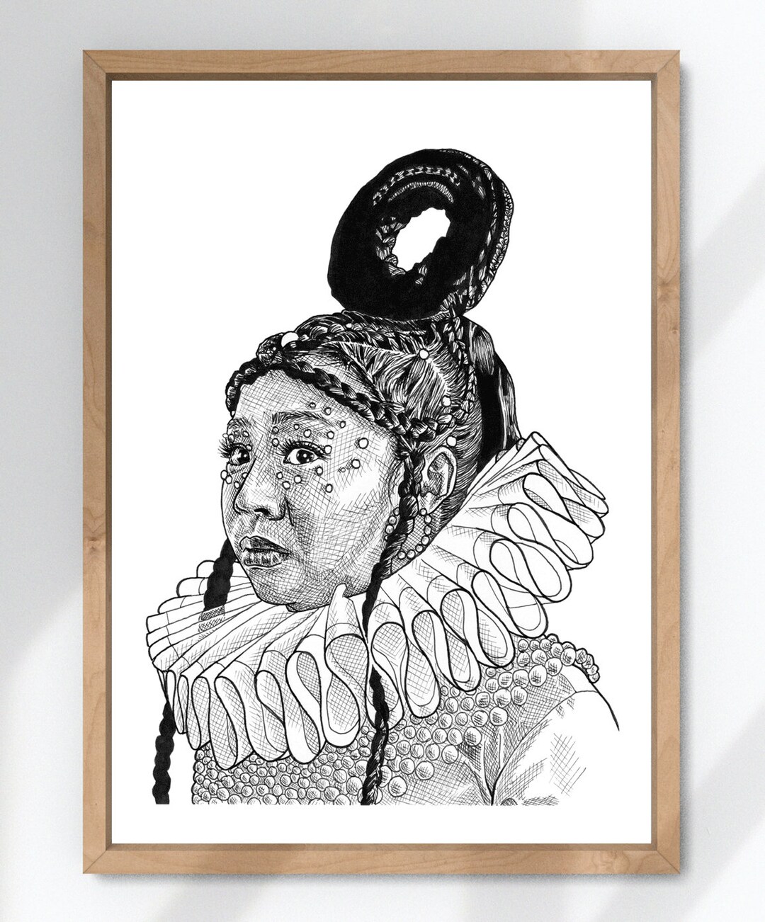 Jobu / Joy Ink Drawing - Art Print - Everything Everywhere All at Once ...