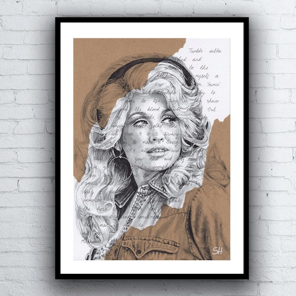 Dolly Parton Print - Etsy UK