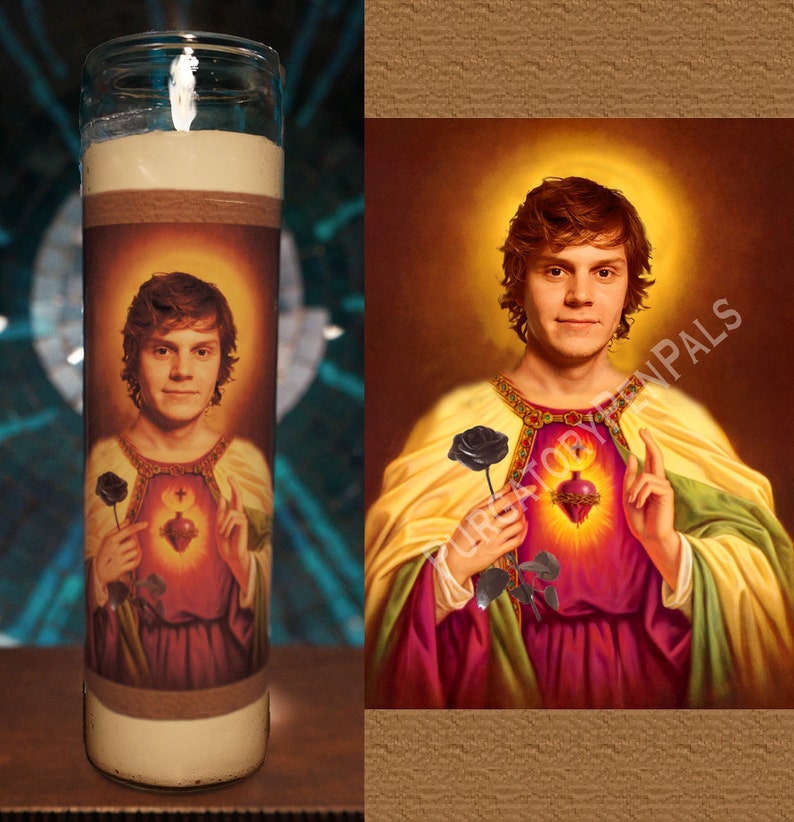 Saint Evan Peters Prayer Candle / Vigil Candle | Etsy