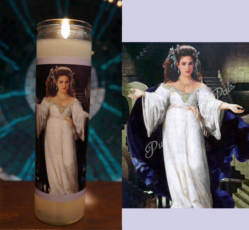 Saint Sarah Prayer Candle / Jennifer Connelly / Labyrinth - Etsy