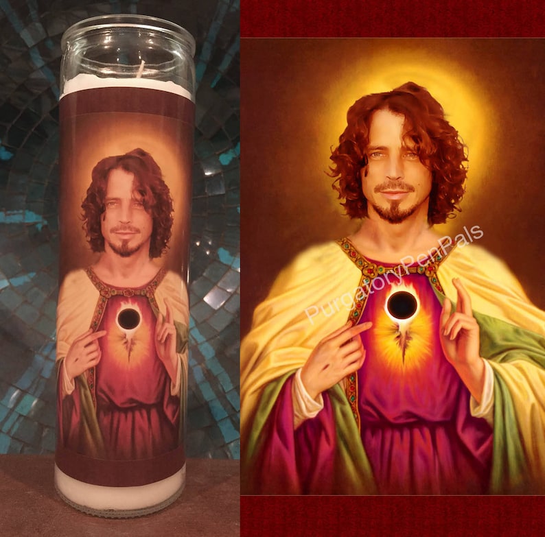 Saint Chris Cornell Prayer Candle - Etsy