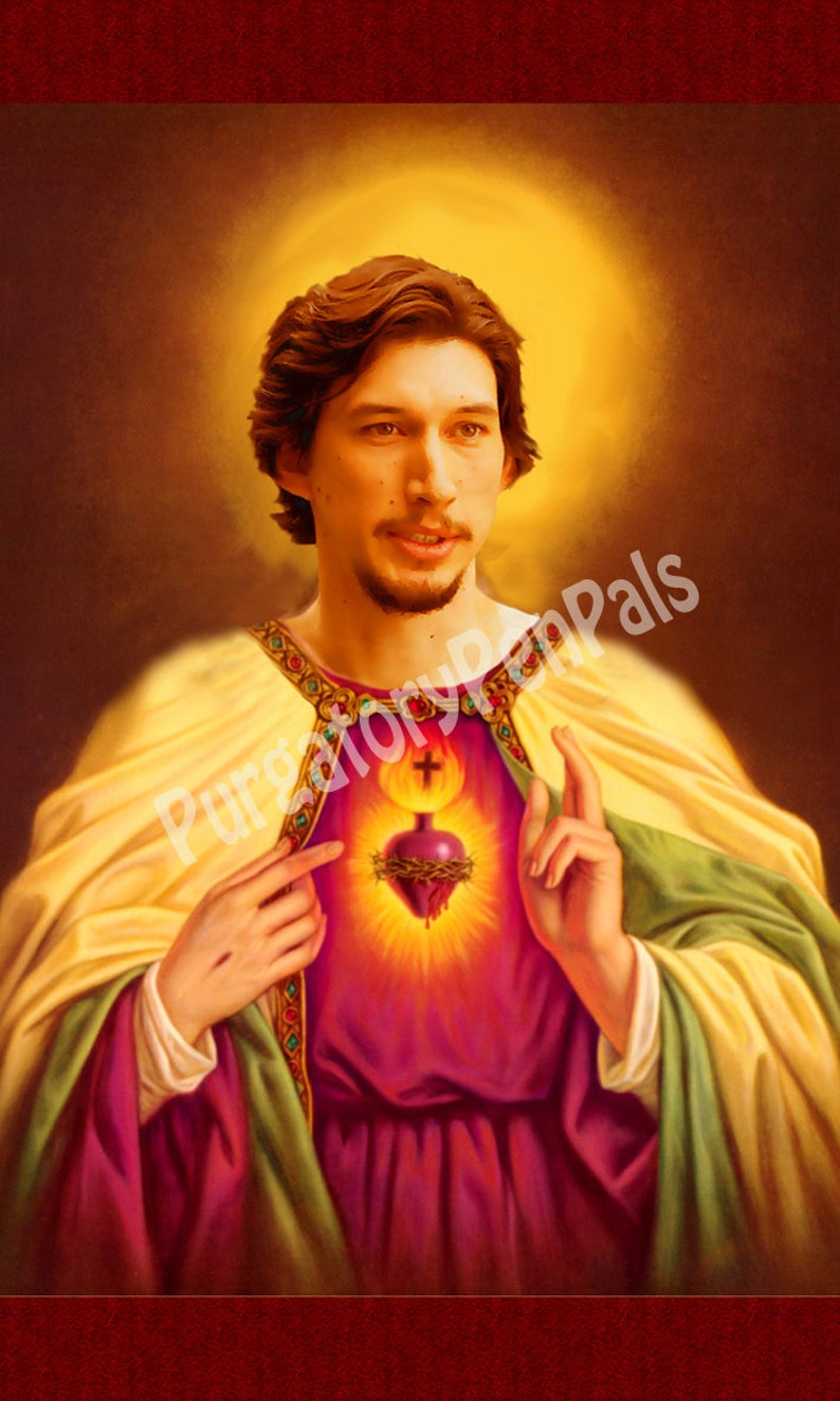 Saint Adam Driver Prayer Candle - Etsy