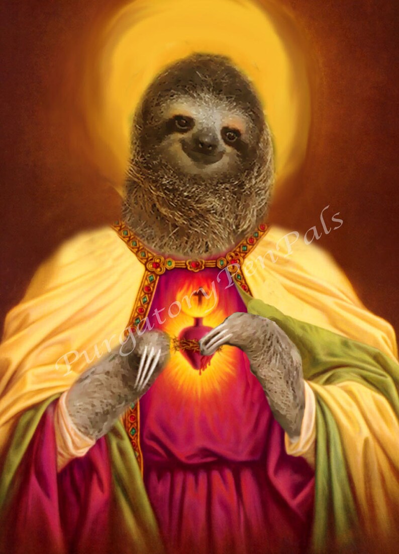 Saint Sloth Prayer Candle / Vigil Candle - Etsy