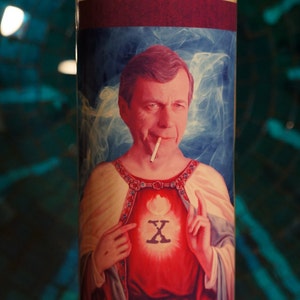 The Smoking Man Prayer Candle / X-files Prayer Candle - Etsy