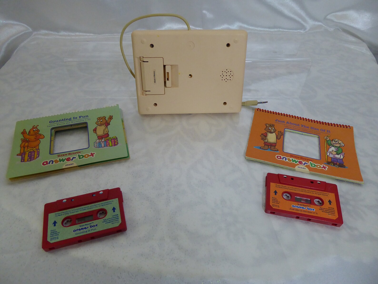 Original Teddy Ruxpin Answer Box Learning Game-Worlds of Wonder-1988 ...