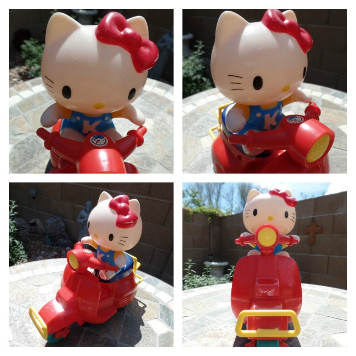 Vintage 1970's Hello Kitty Melody Music Motor Scooter Motorcycle Toy by ...