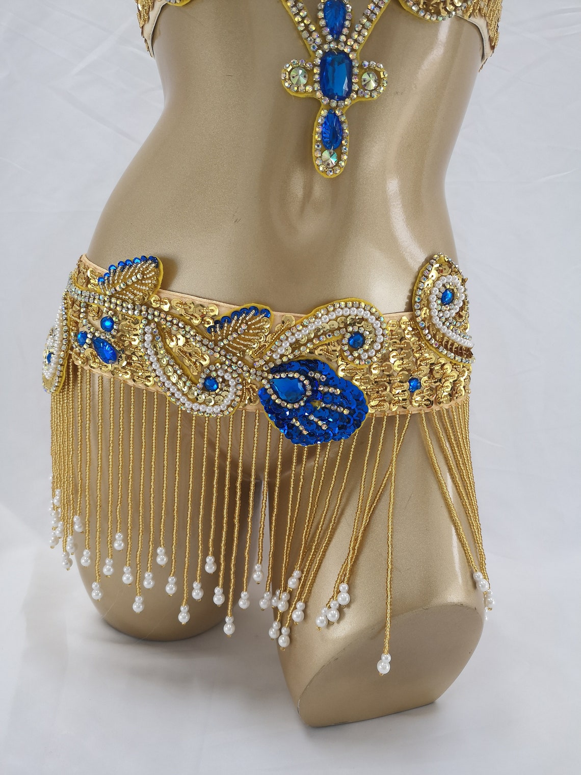 Halloween Costumes Hand Make Beaded Belly Dance Samba Costume - Etsy