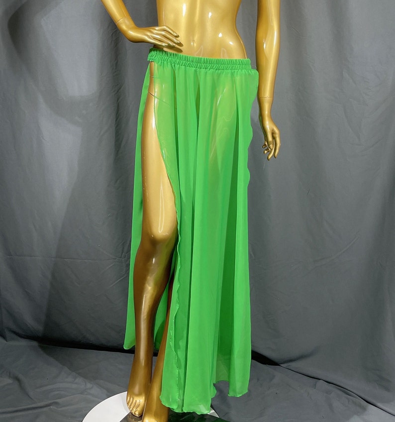 Belly Dance Skirt Slit Both Side SK1912 5 Colors - Etsy