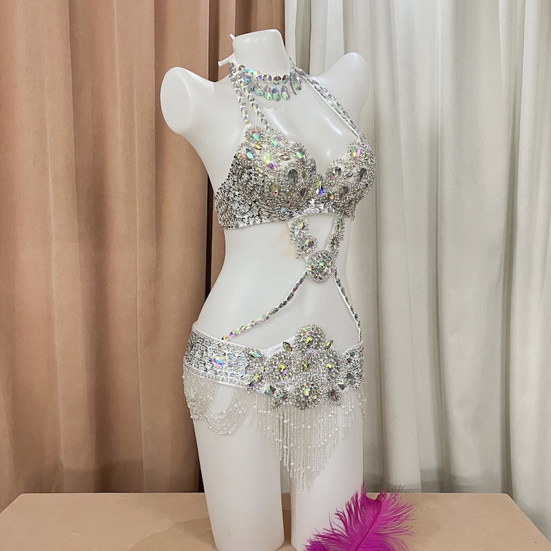 Beaded Costume Bra - Etsy