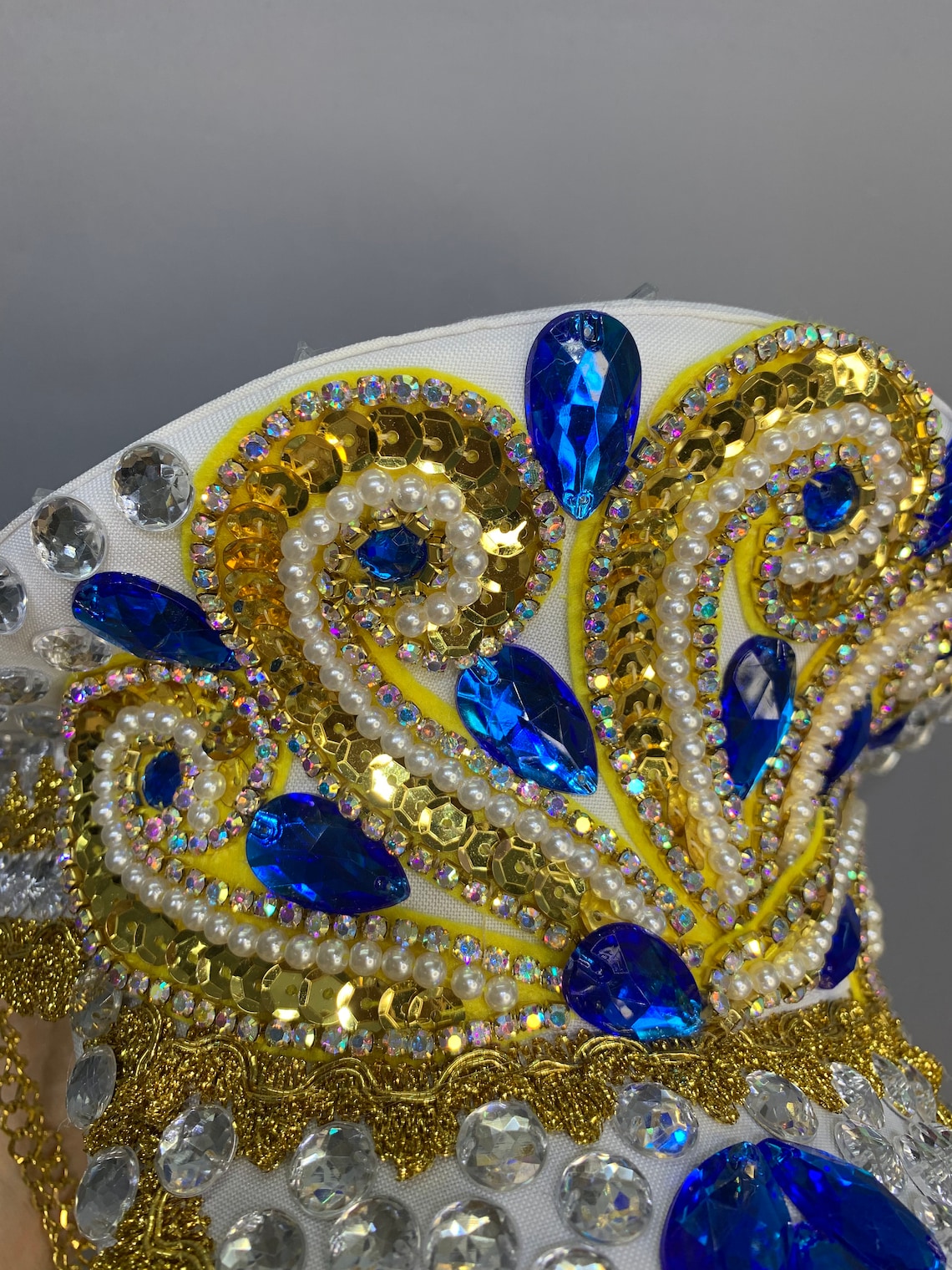 Carnival Handmade Captain Hat: Festival Hat Military Hat - Etsy