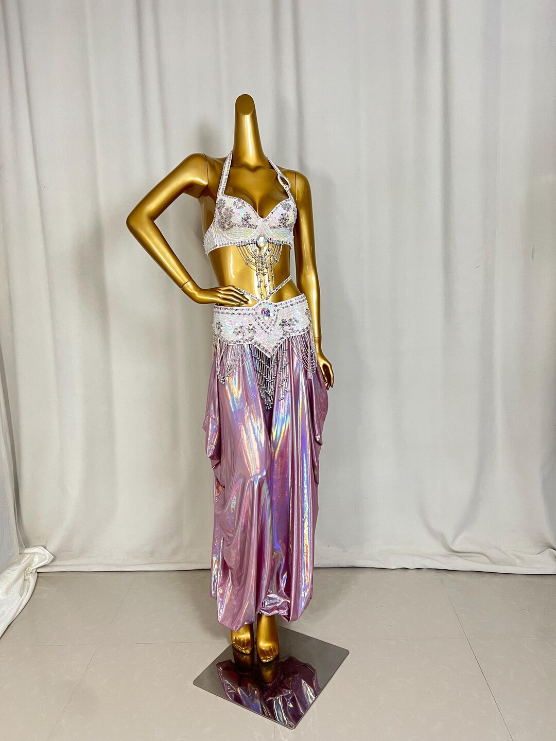 Samba Carnival Handmade Belly Dance Costumes Bra Belt and Lantern Pants ...