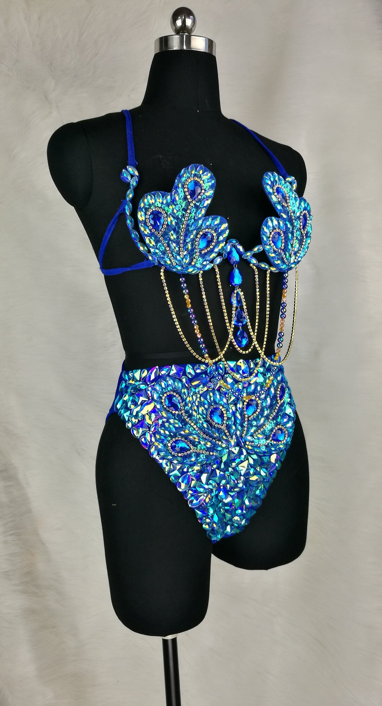 PARTY Club Samba Dress Bra High Panties Bottom RAVE BRA - Etsy