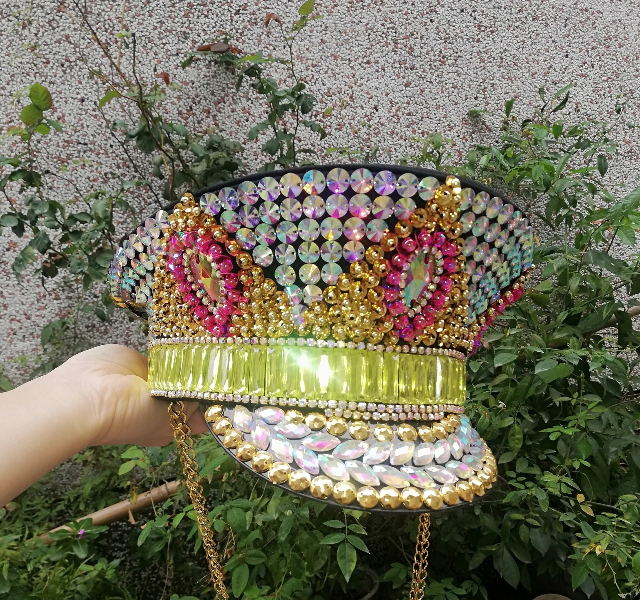 Handmade Captain Hat: Festival Hat Military Hat Bohemian | Etsy