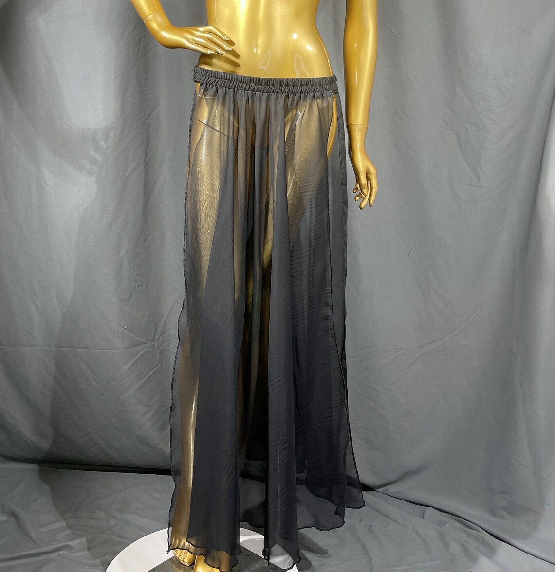 Belly Dance Skirt Slit Both Side SK1912 5 Colors - Etsy