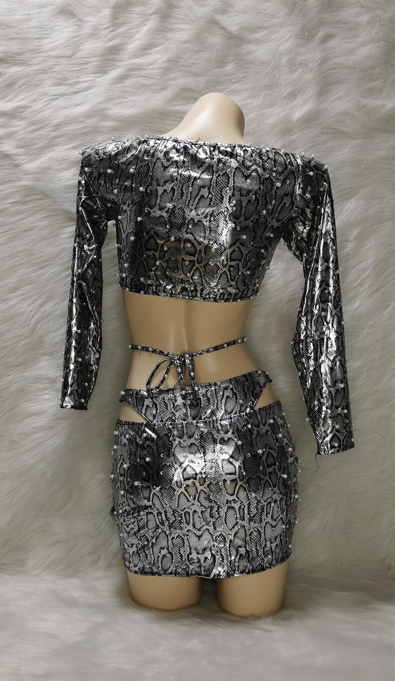 Fashion EDC Dress Costumes Custom Rave Cosplay Serpentine Pink - Etsy