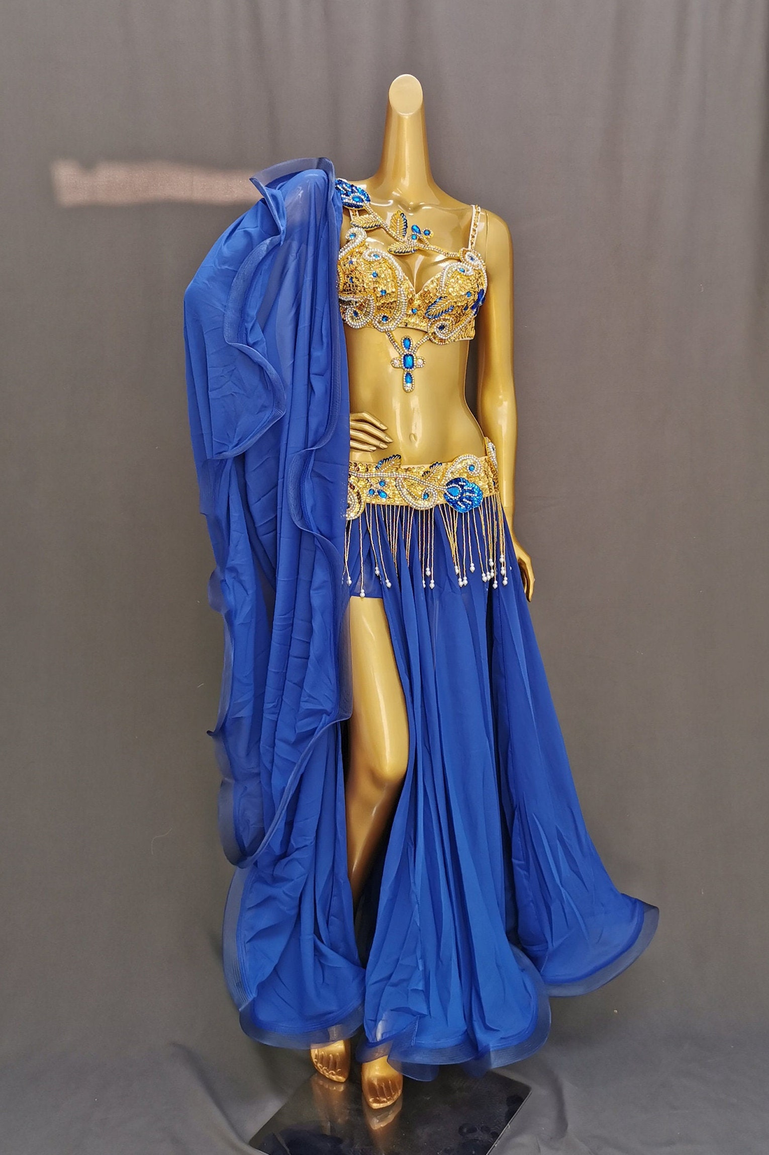 Halloween Costumes Hand Make Beaded Belly Dance Samba Costume - Etsy