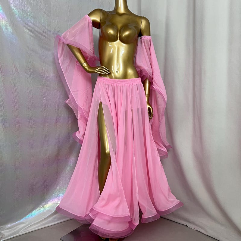 Belly Dance Chiffon Dress - Etsy