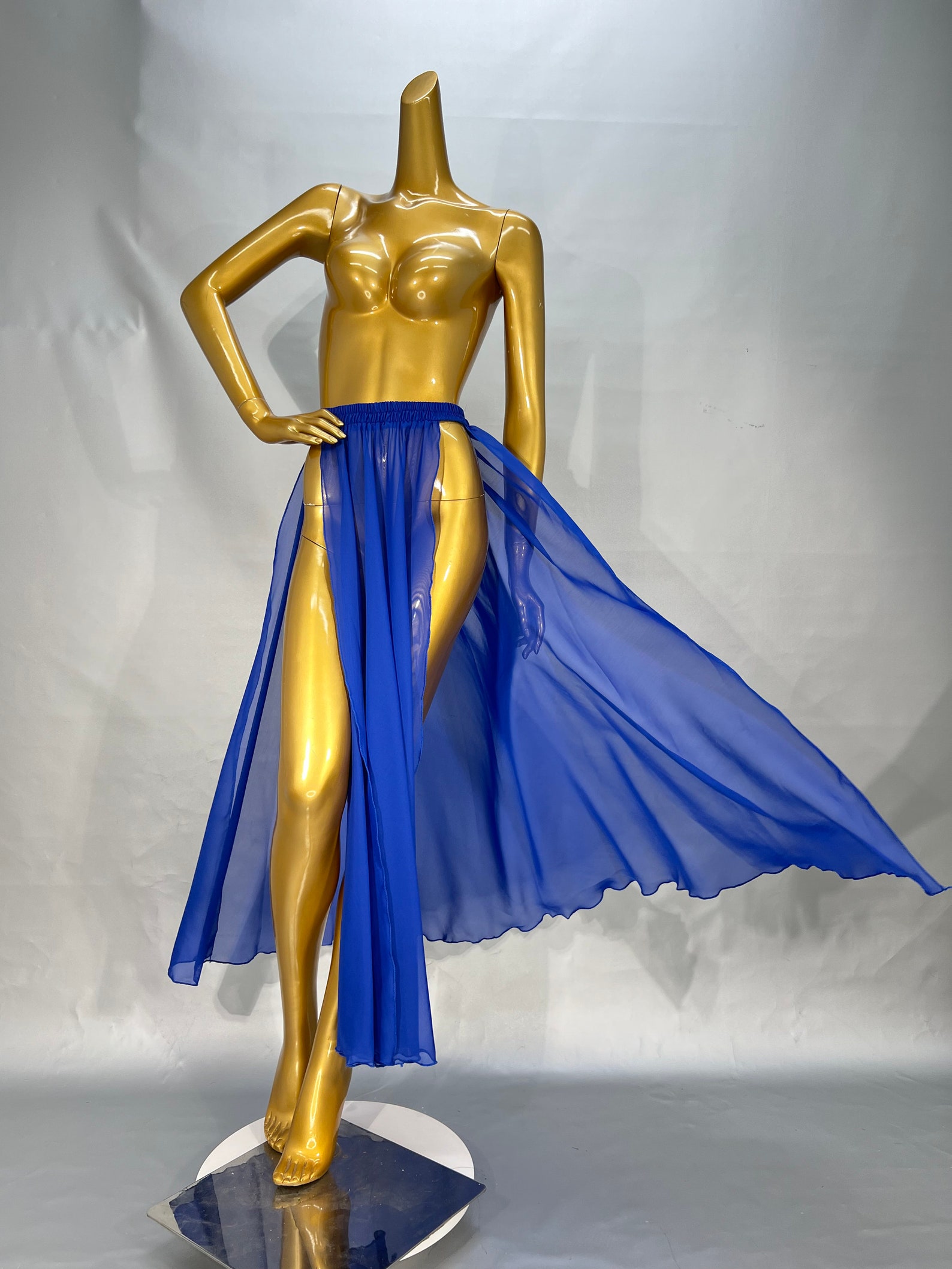 Belly Dance Skirt Slit Both Side SK1912 5 Colors - Etsy