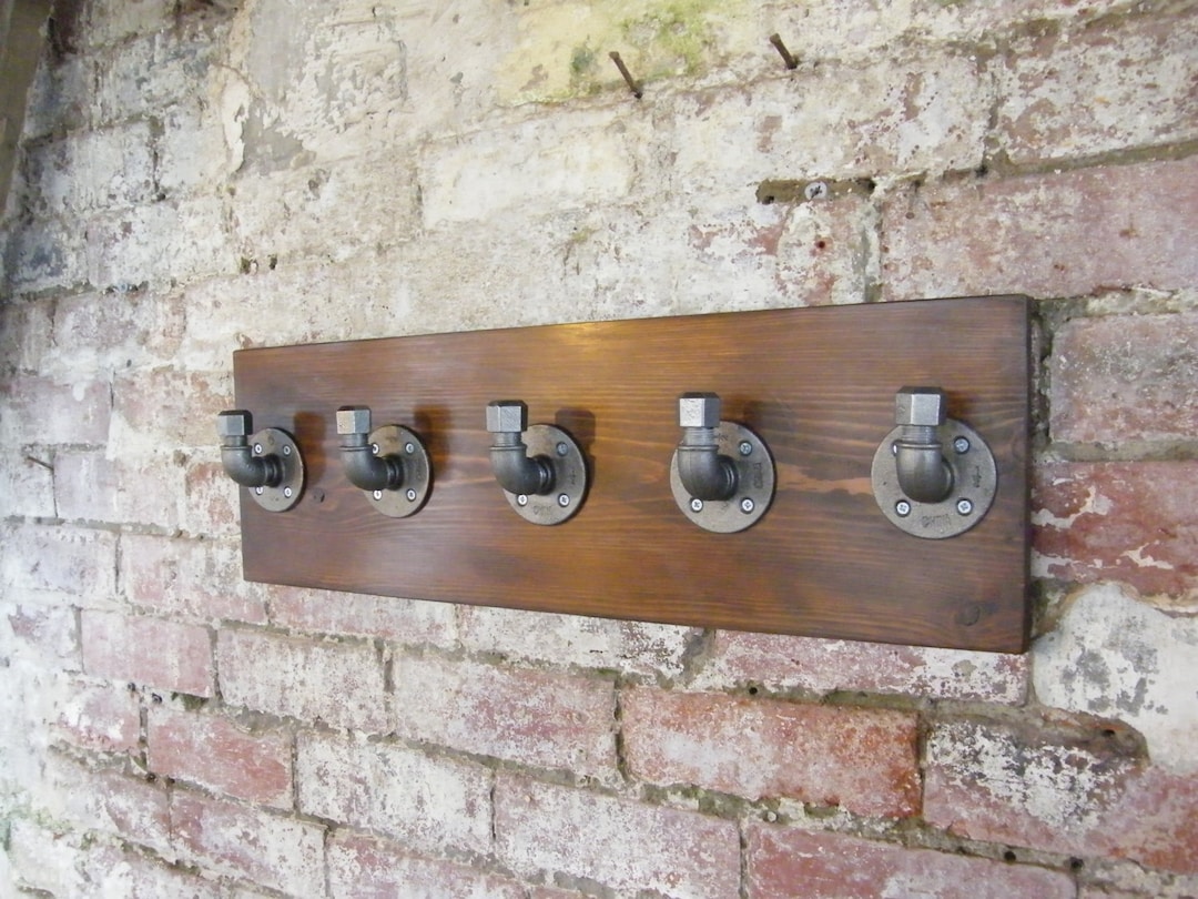 Industrial Loft Style Gas Pipe Coat Rack Coat Hooks Coat Stand - Etsy