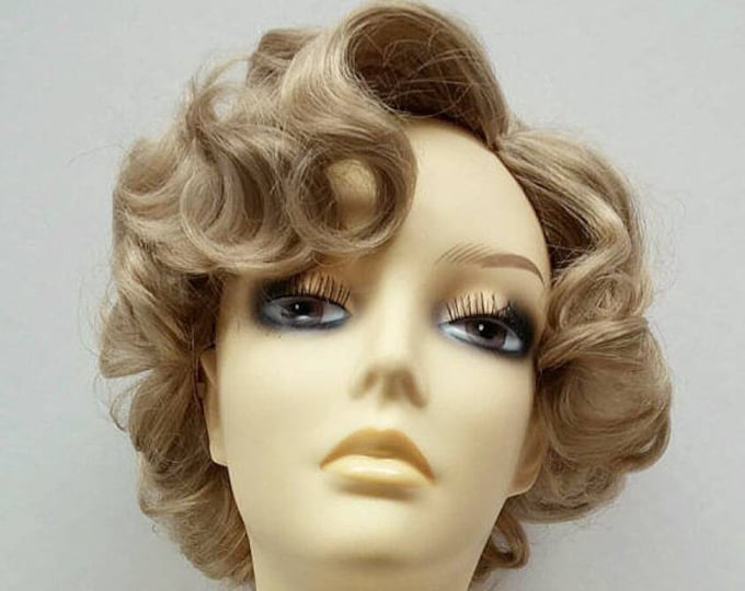 50's Style Short Blonde Costume Wig. Cosplay Wig. Doris Day Wig. [01-6 ...