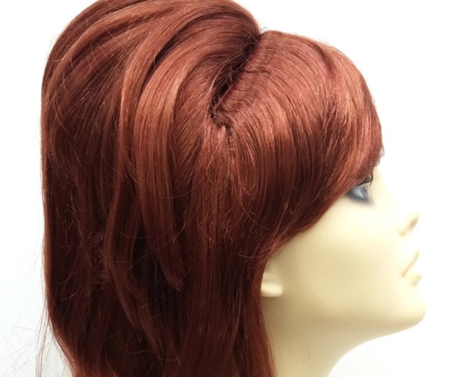 Long 17 Inch Red Beehive Costume Wig Peg Bundy Style Wig - Etsy