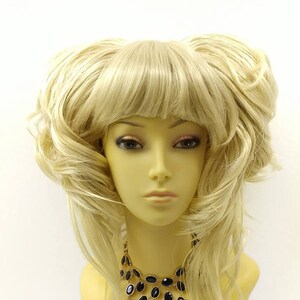 Petite Light Blonde Short Double Pouf Poof Wig. Anime Cosplay - Etsy