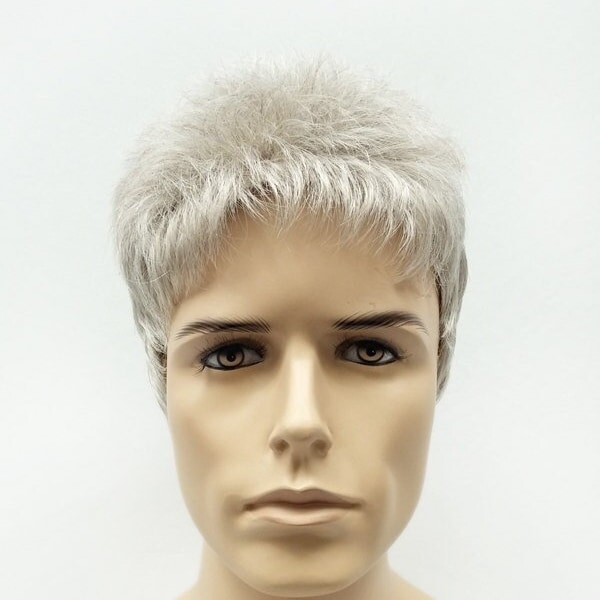 Short Gray Hair Topper - Etsy