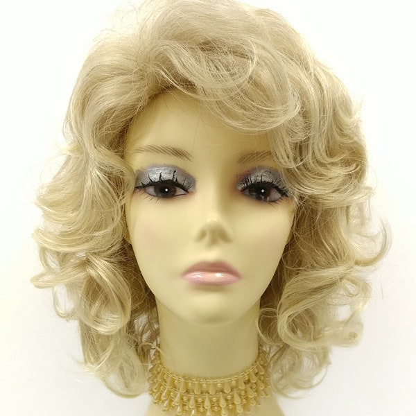 Curly Blonde Wig - Etsy