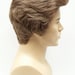 Men's Lightest Brown Brushed Back Style Wig. Short Synthetic Fashion ...
