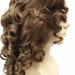 Mens Light Brown Curly Colonial Costume Wig. 1700s Style Ringlets Wig ...