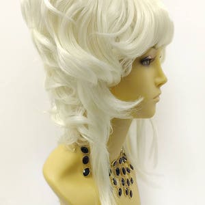 Petite Platinum Blonde Short Double Pouf Poof Wig. Anime Cosplay Wig ...
