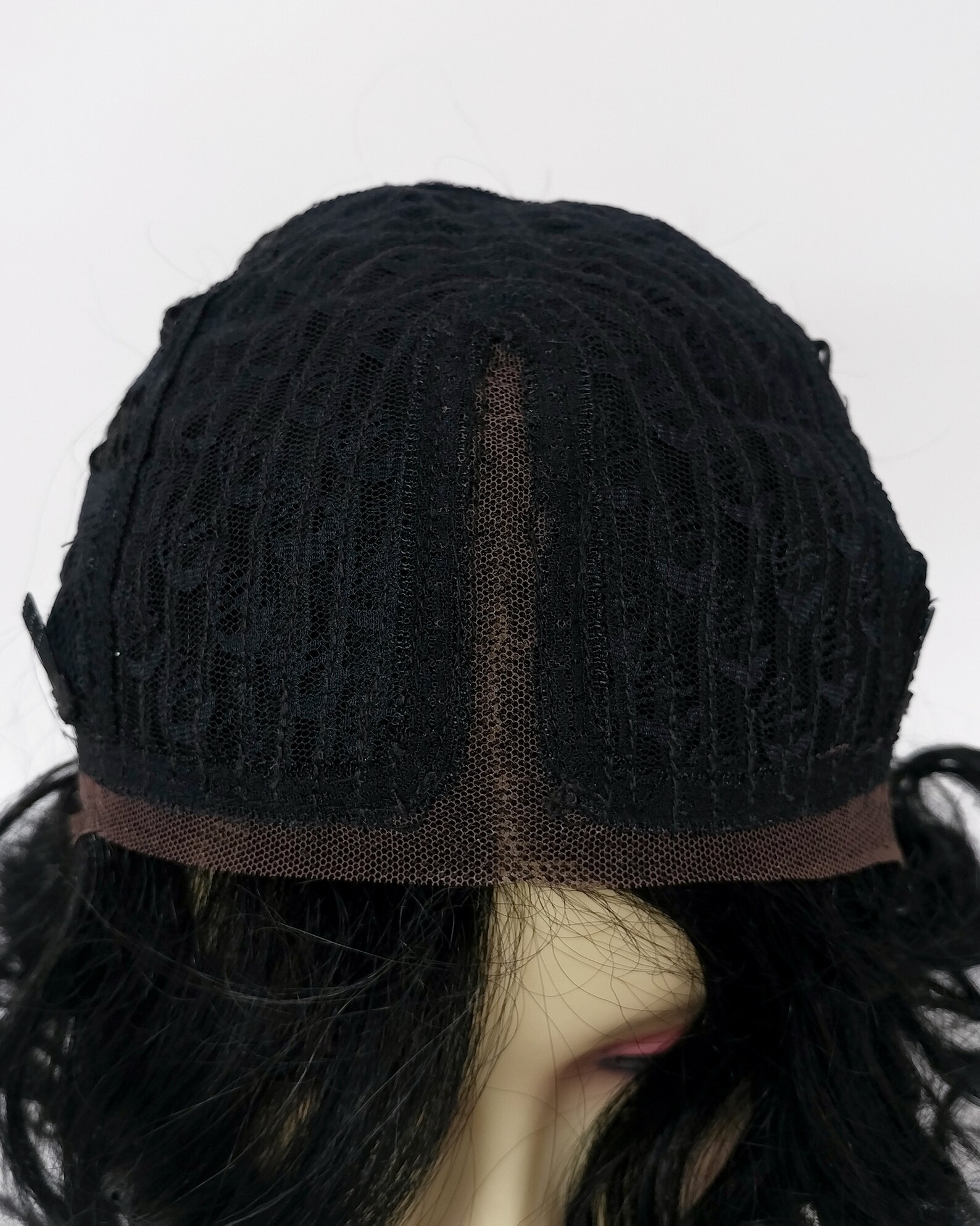 10 Inch Lace Front Dark Brown Short Wavy Heat Resistant Lace Center ...