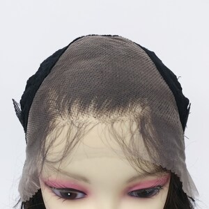 Ear-to-ear HD Deep Lace Front Long Dark Brown With Copper Highlights ...