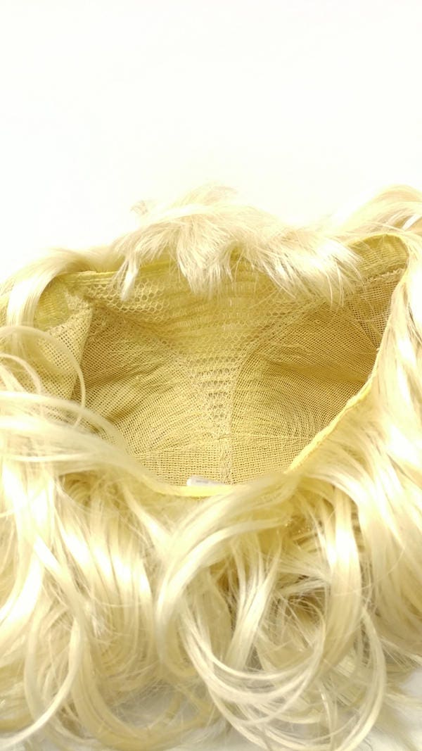 Petite Light Blonde Short Double Pouf Poof Wig. Anime Cosplay | Etsy