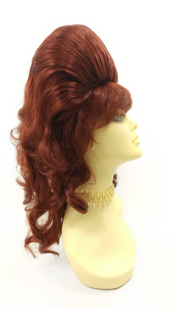 Auburn Wavy Beehive Costume Wig. 22-148-wvbeehive-130 | Etsy